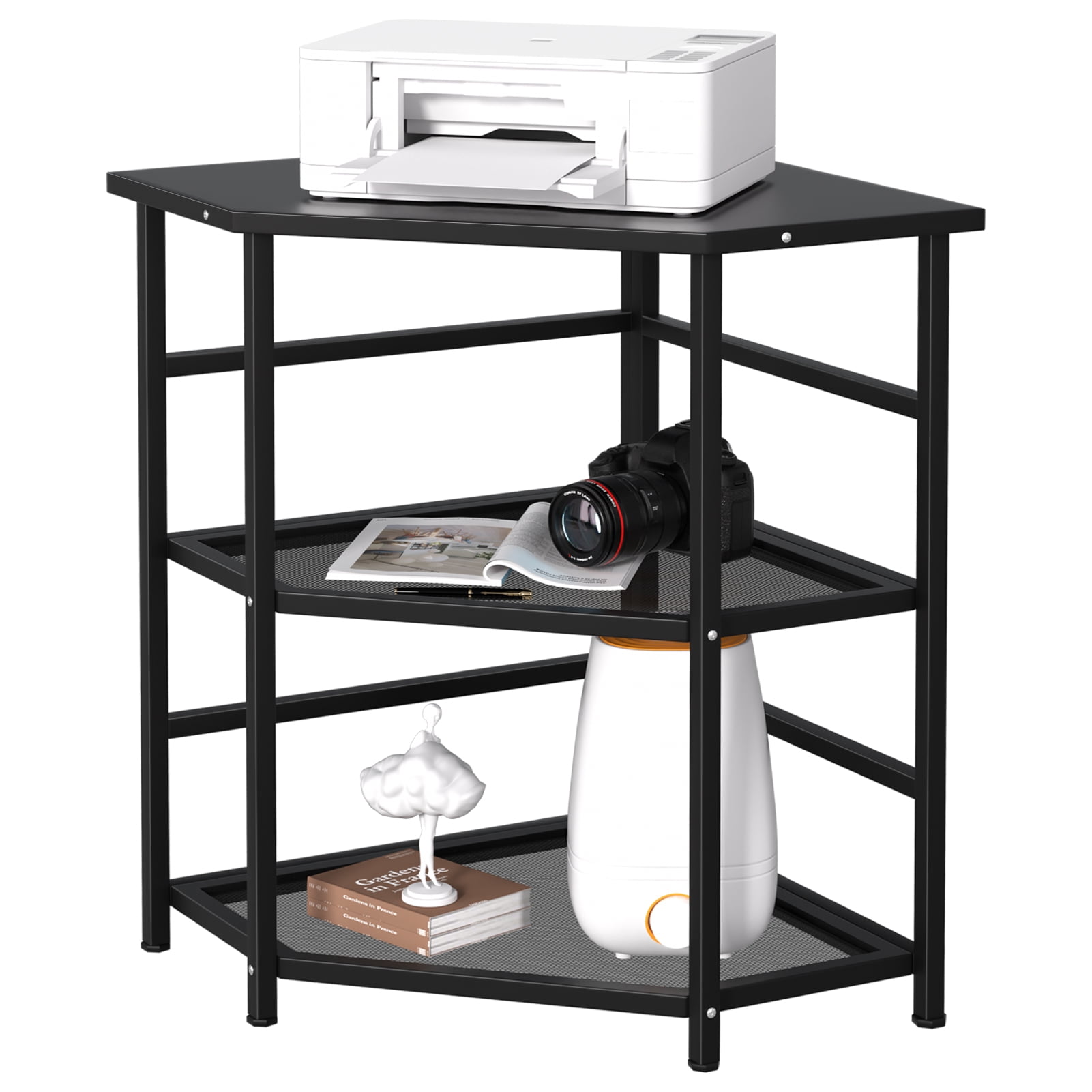 Happydeer Corner Storage Rack, Computer Tower CPU Stand, Corner Printer ...