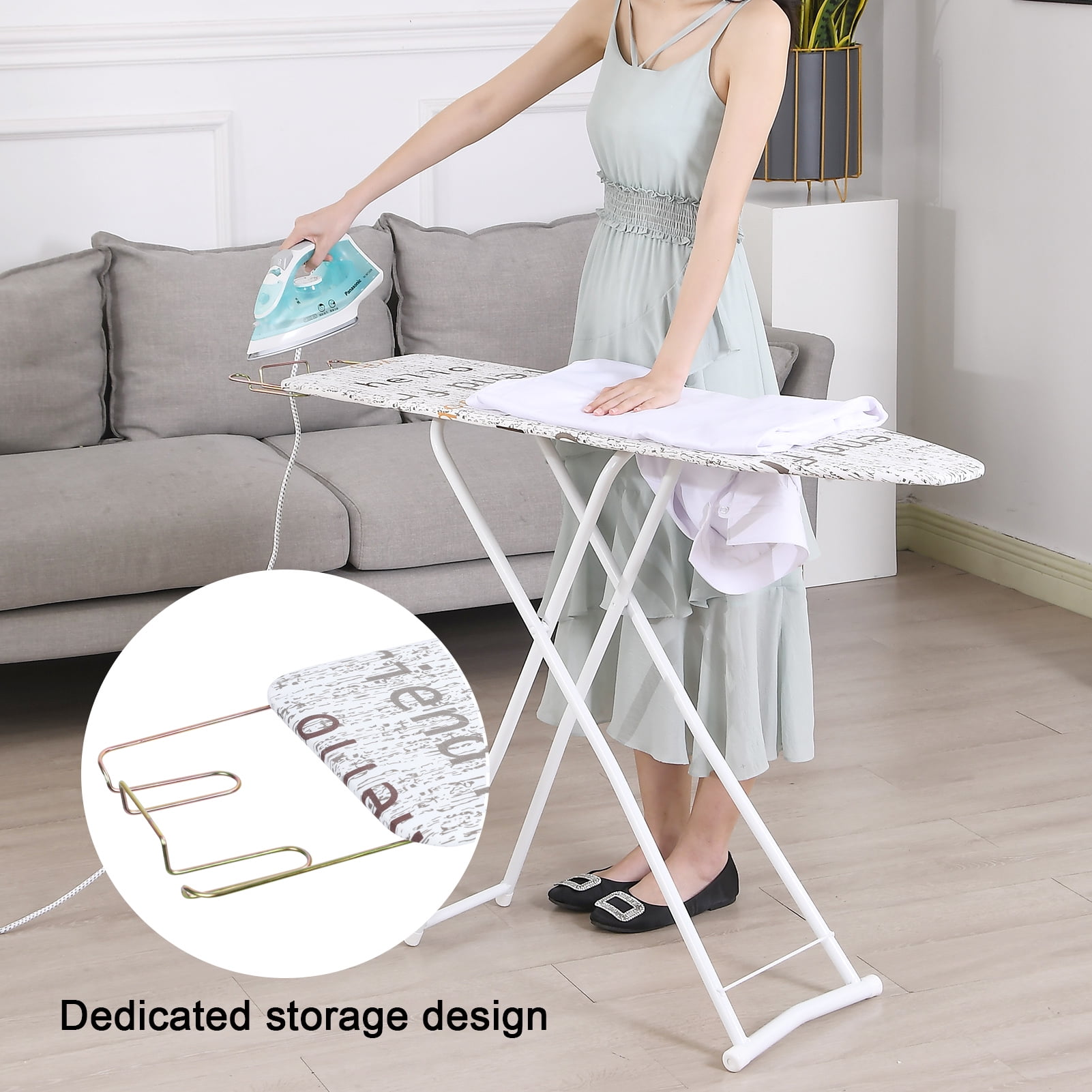 Happydeer Full Size Ironing Board 42.13"L x 30.71"W x 11.81"H Wall ...