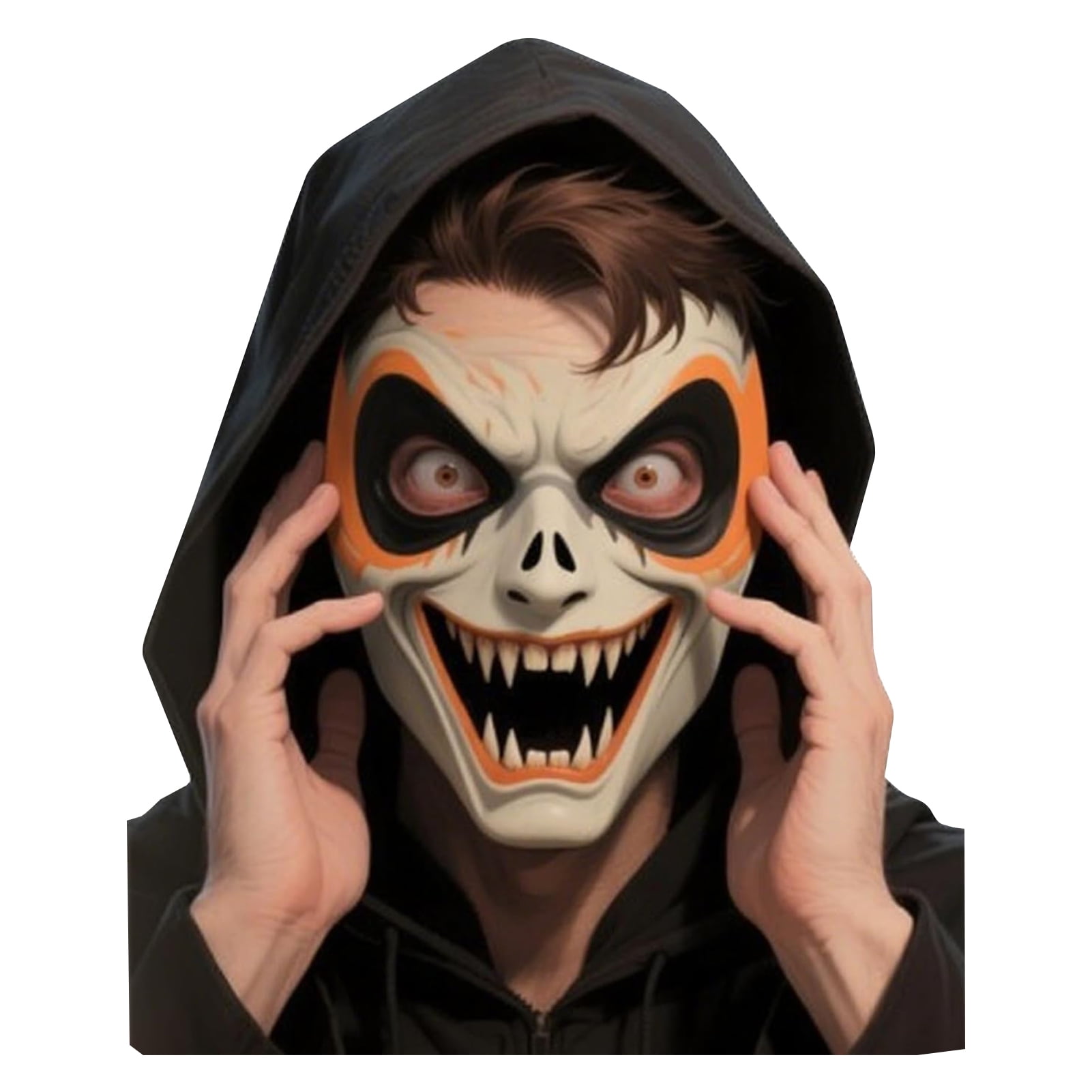 Happydeer Funny Scary Peeper Creeper Sticker Scary Window Decals Realistic Halloween Window ...