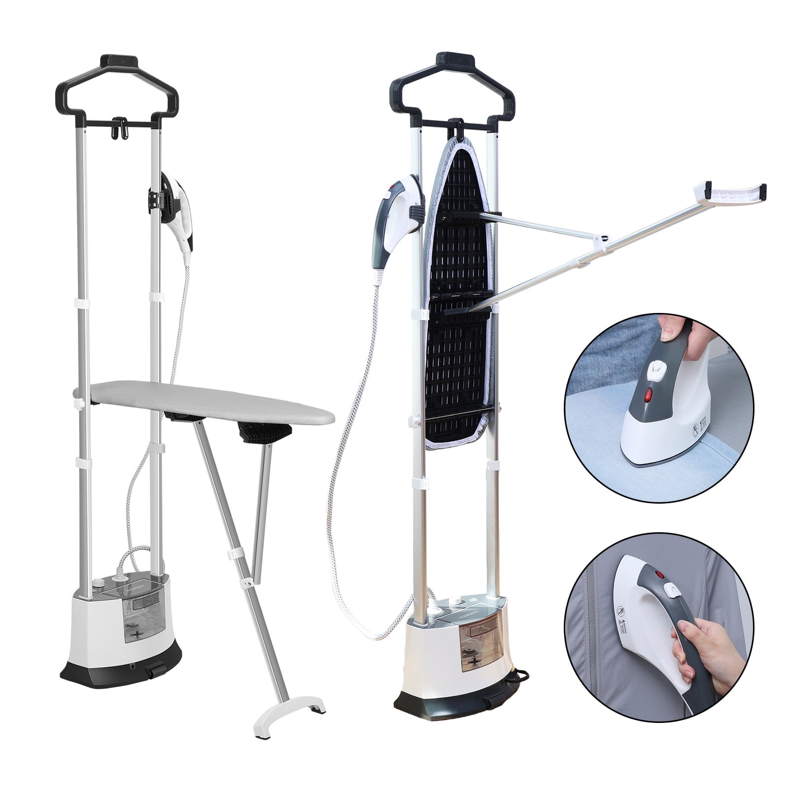 Happydeer Garment Steamer with 90 Degree Ironing Board, Retractable ...