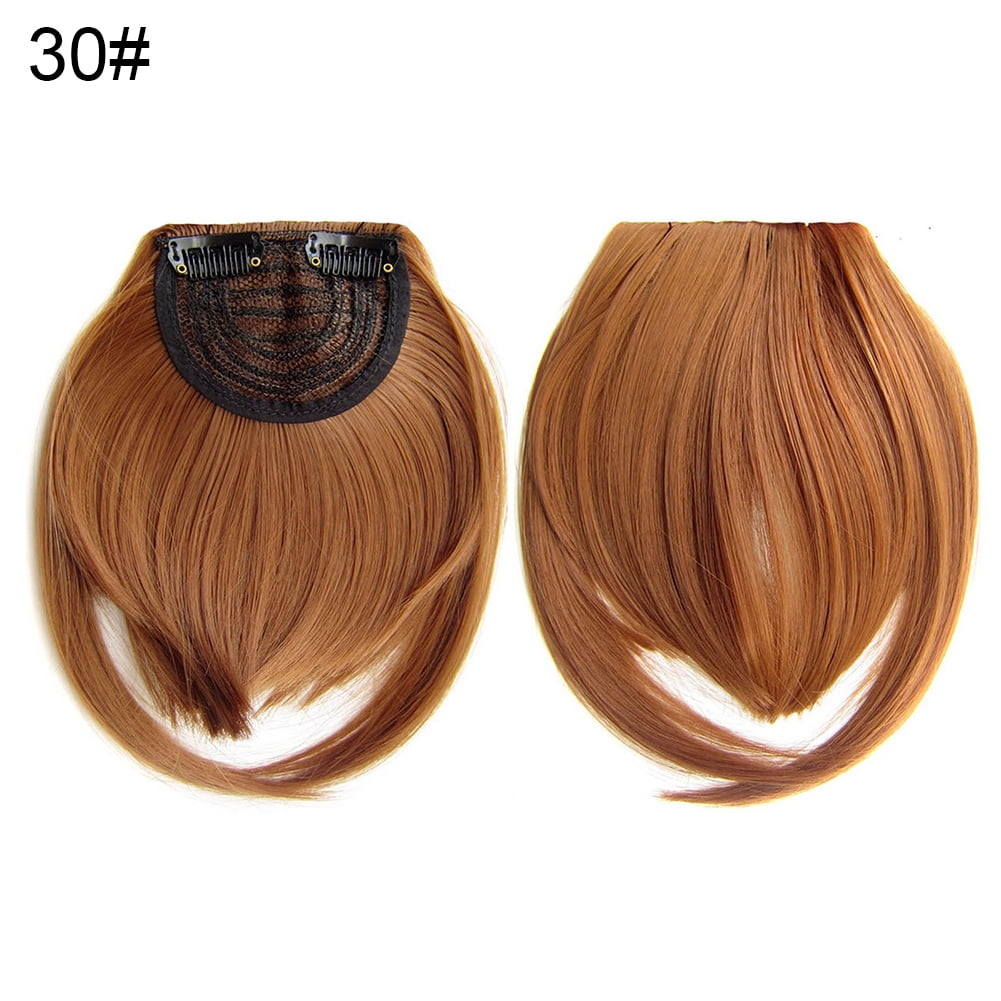 Happydeer Girls Clip-in Front Hair Extension Wig Straight Synthetic ...