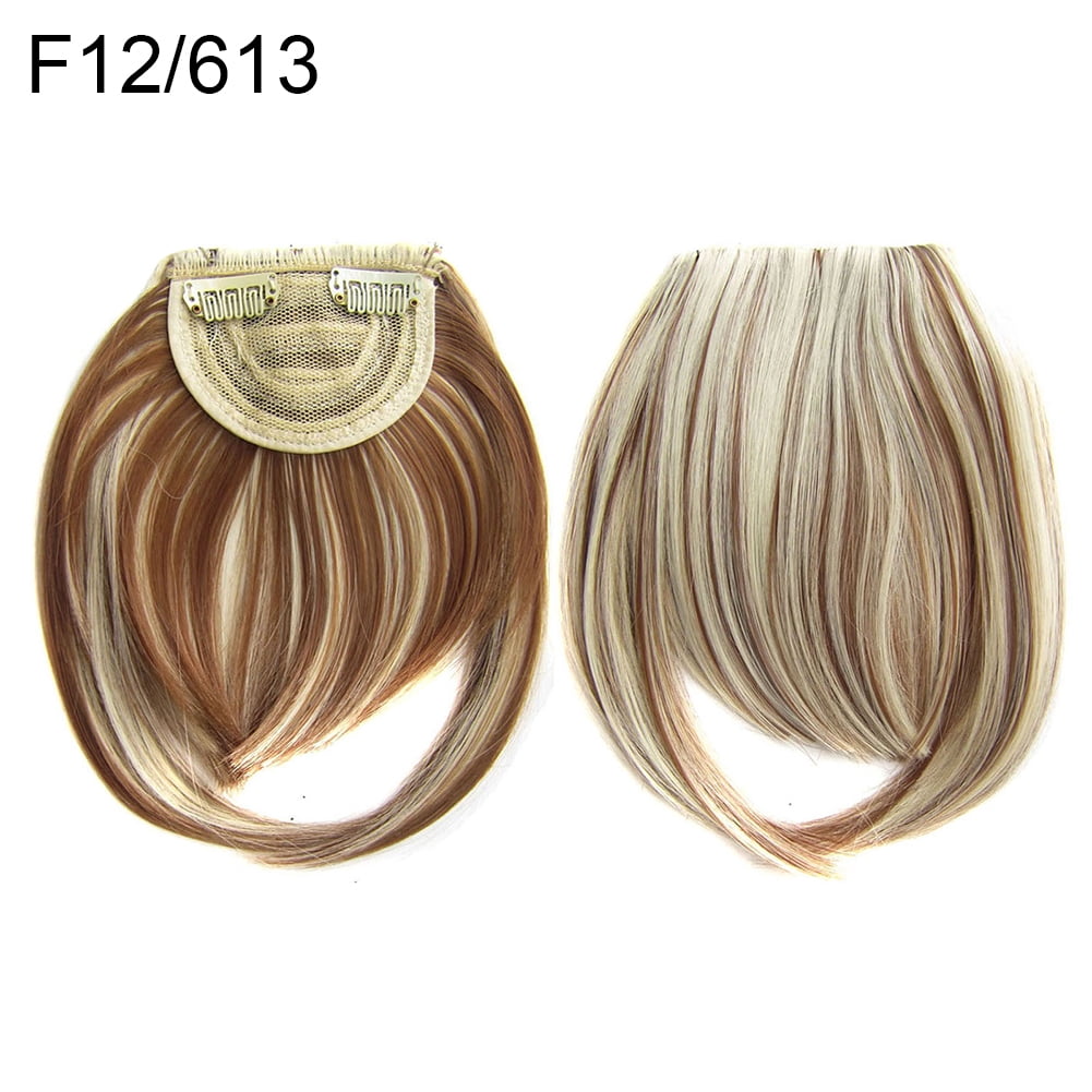 Happydeer Girls Clip-in Front Hair Extension Wig Straight Synthetic ...