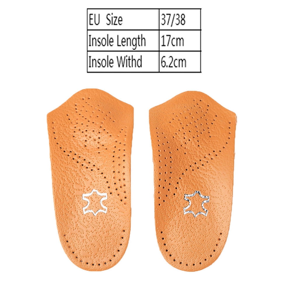 Happydeer Half Arch Support Orthopedic Insoles Flat Foot Correct Feet ...