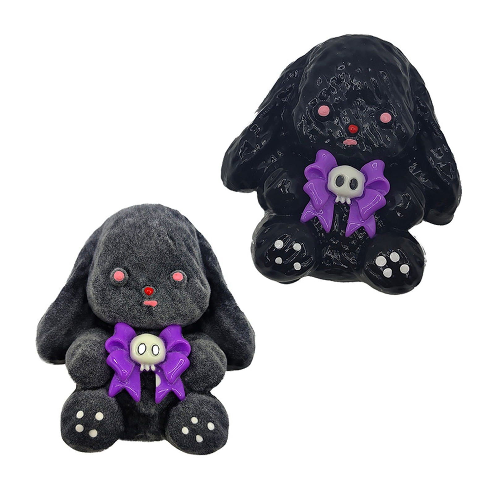 Happydeer Halloween Animal Squeeze Toy Glossy Flocking Cartoon Dog ...