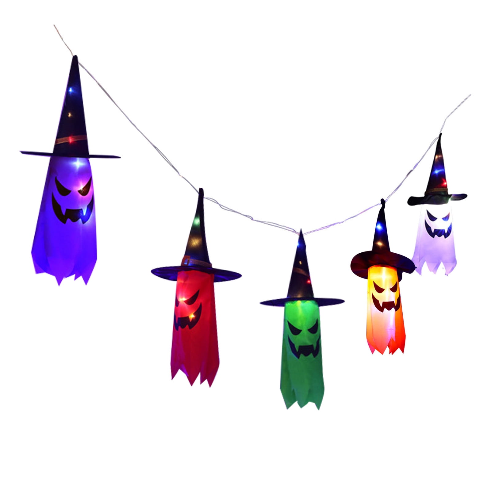 Happydeer Halloween Light Up Hanging Ghost Decoration Spooky LED Ghost ...