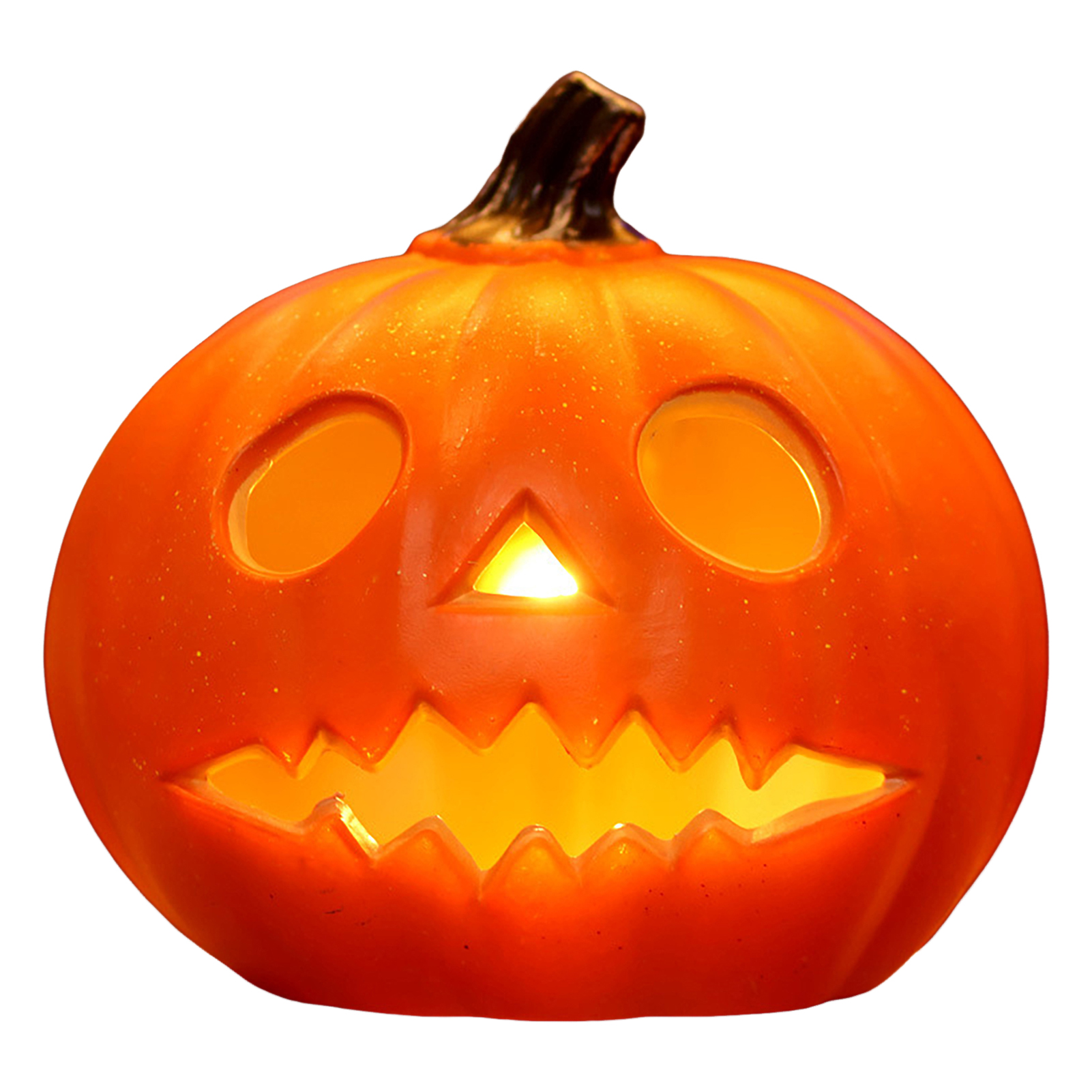 Happydeer Halloween Pumpkin Lamp Spooky Light Up Pumpkin Figurine ...