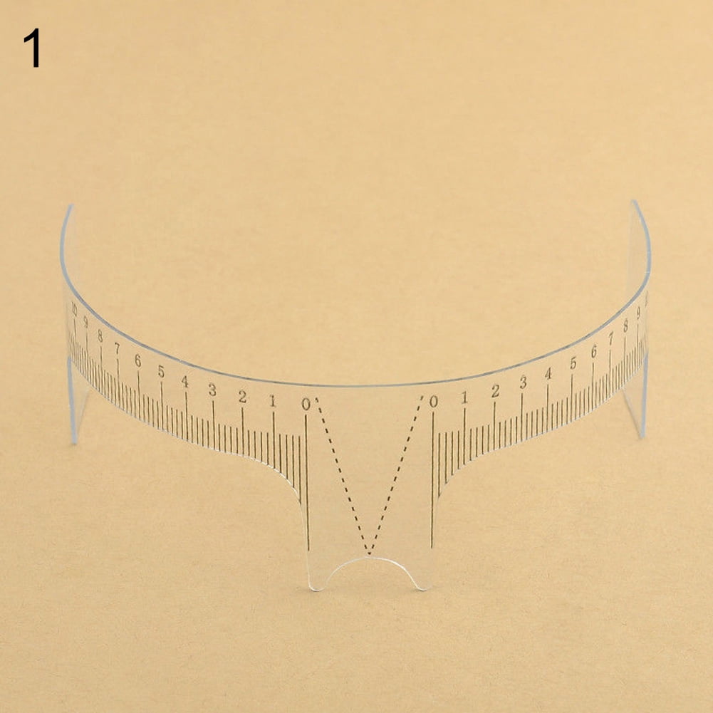 Happydeer Microblading Measure Semi Permanent Stencil Makeup Eyebrow ...