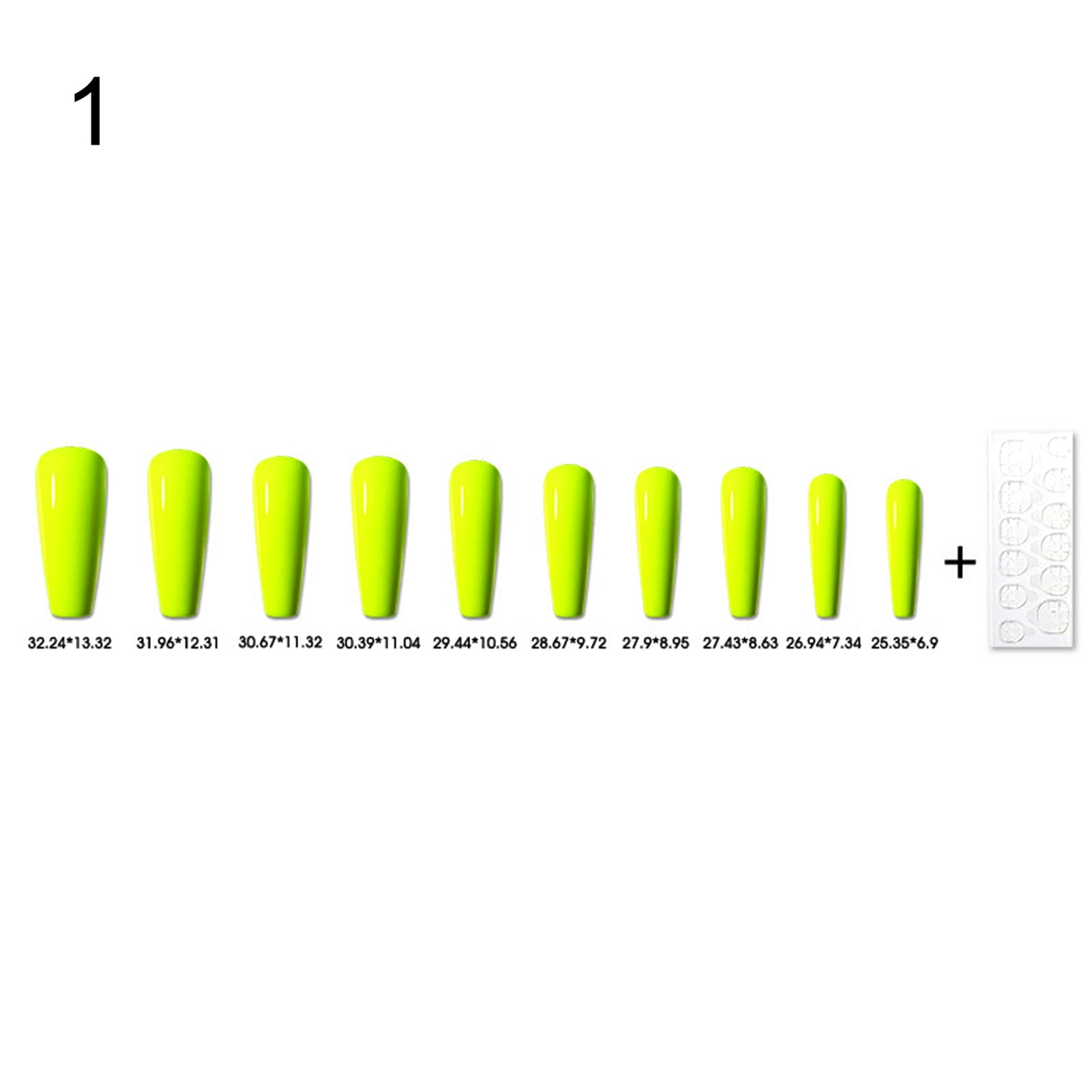 Happydeer Nail French Tip Easy to Stick Extending Ultra Thin Fake Nail ...