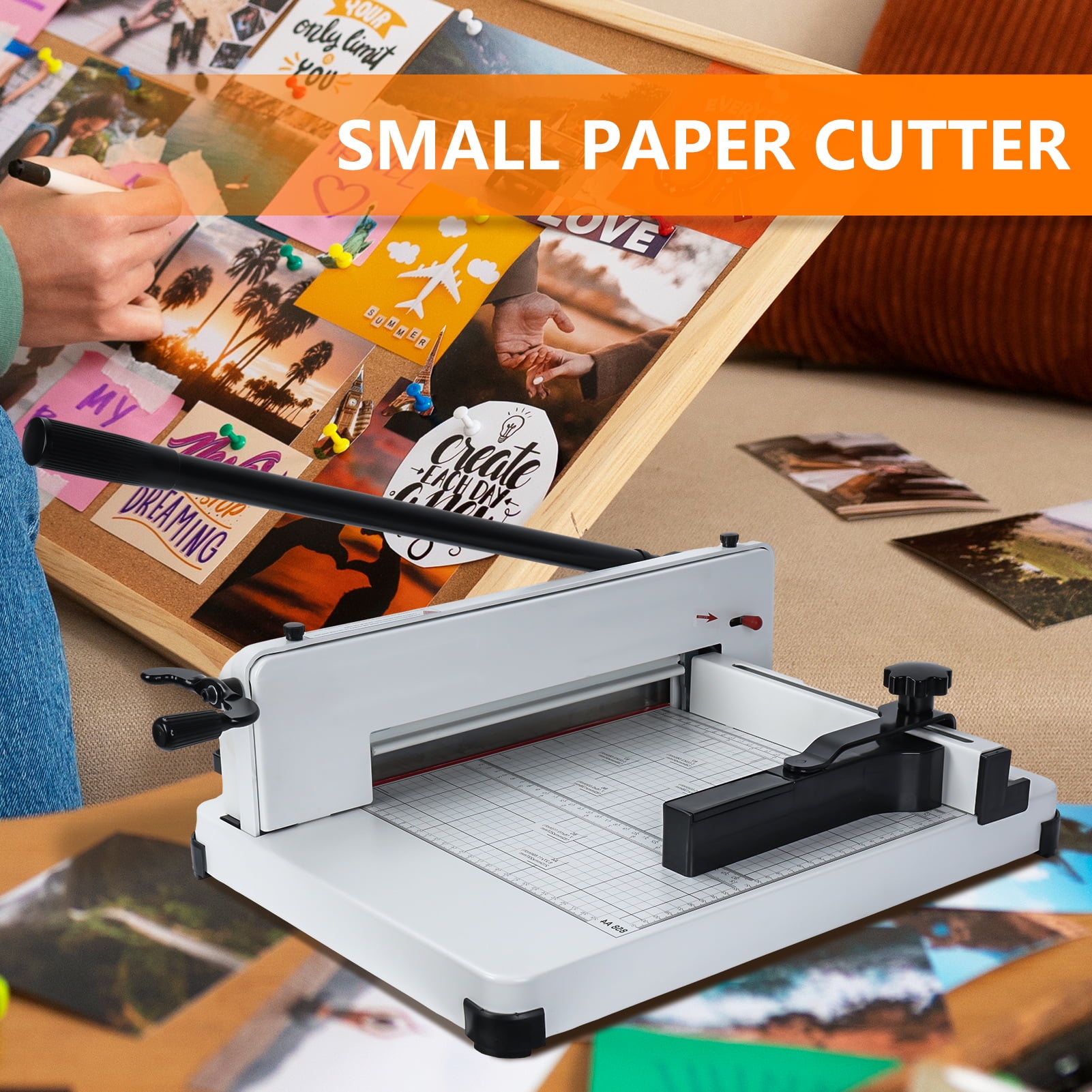 Happydeer Paper Cutter with Built-in Clamp for Uniform Pressure, Heavy ...