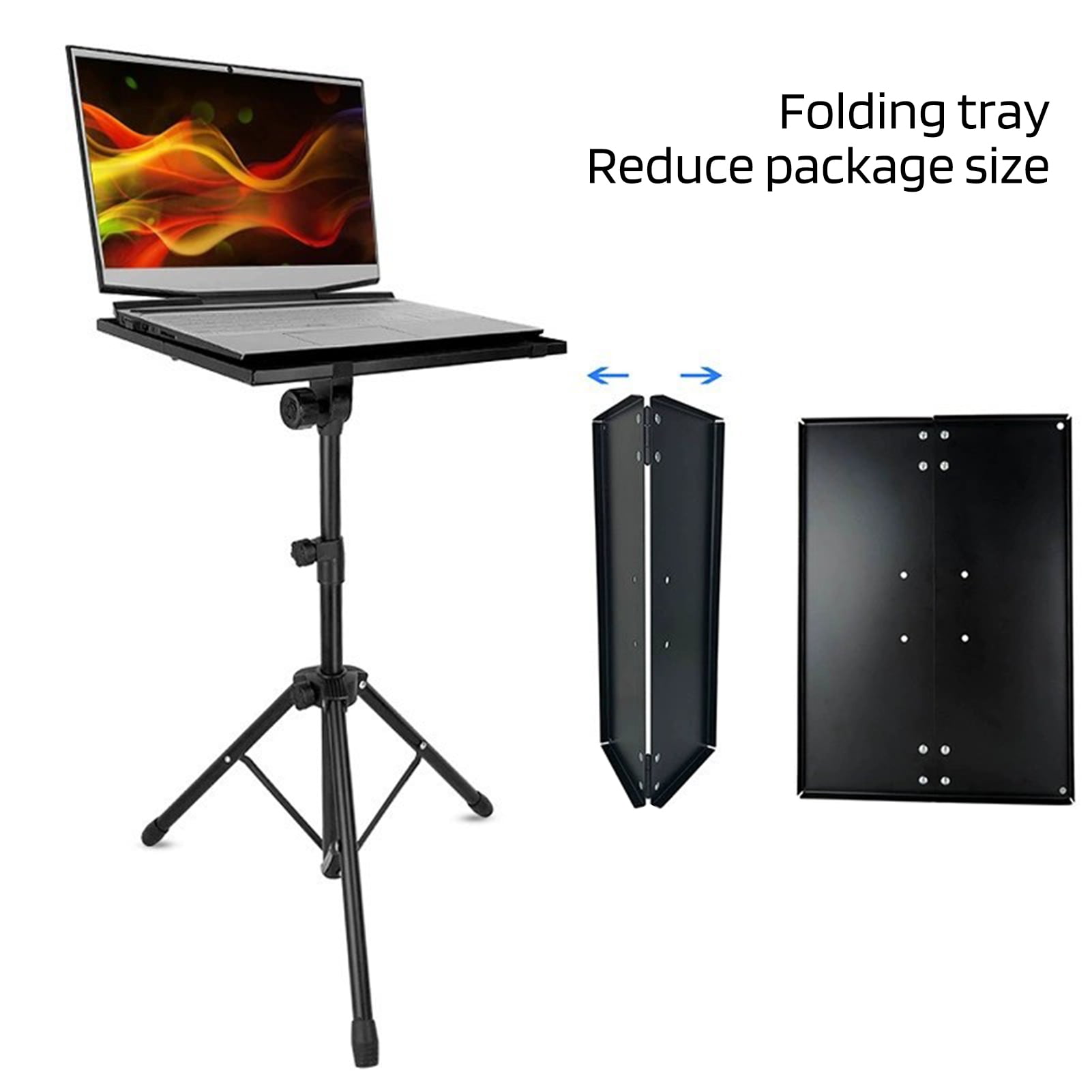 Happydeer Projector Stand Tripod, Laptop Tripod Stand Adjustable Height ...