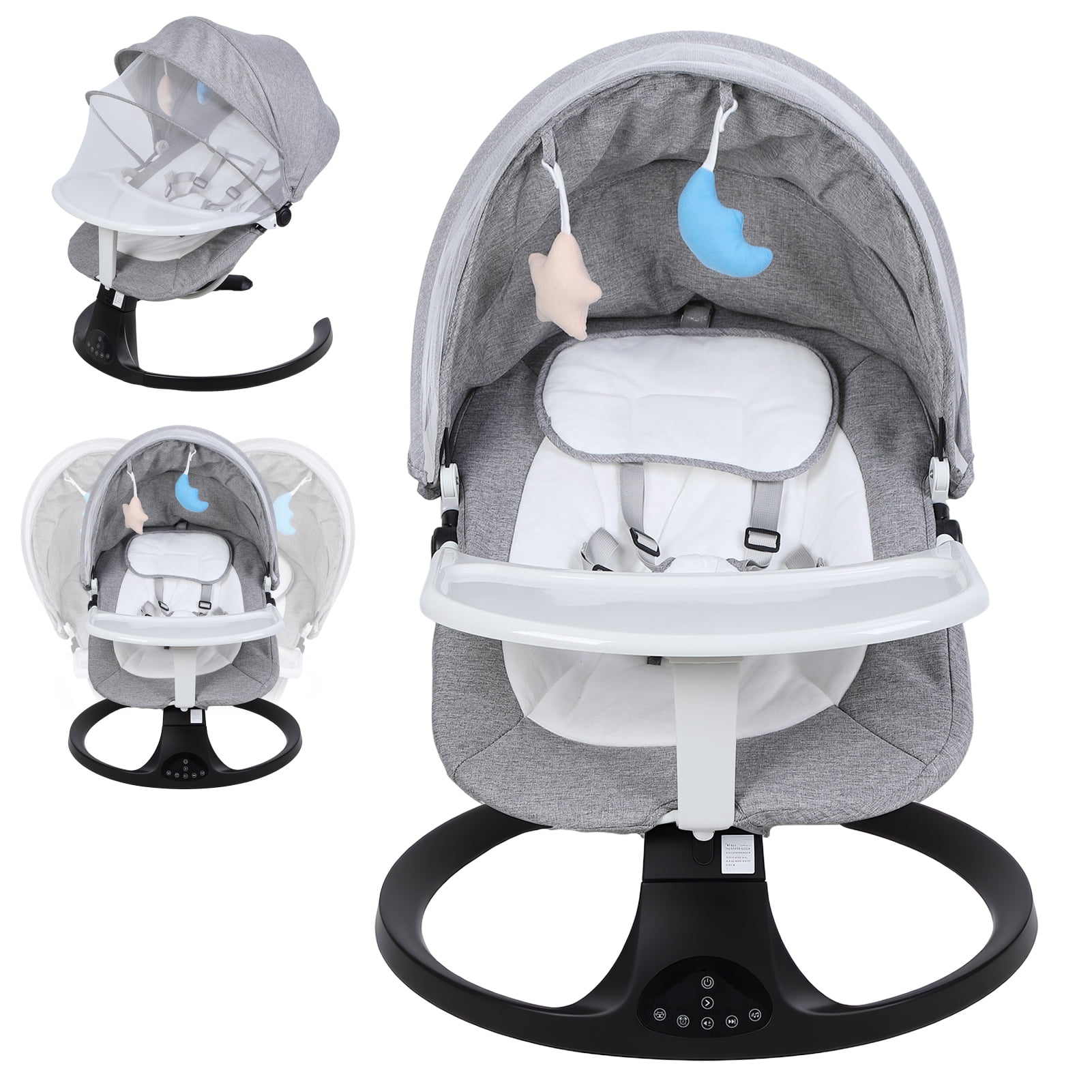 Happydeer Rocking Stool, Electric Rocking Chair with Intelligent ...