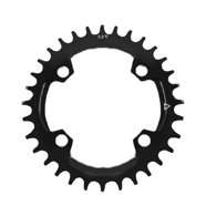 30-52T 104BCD Narrow Wide MTB Chainring, Single Speed Round Oval AL7075 ...