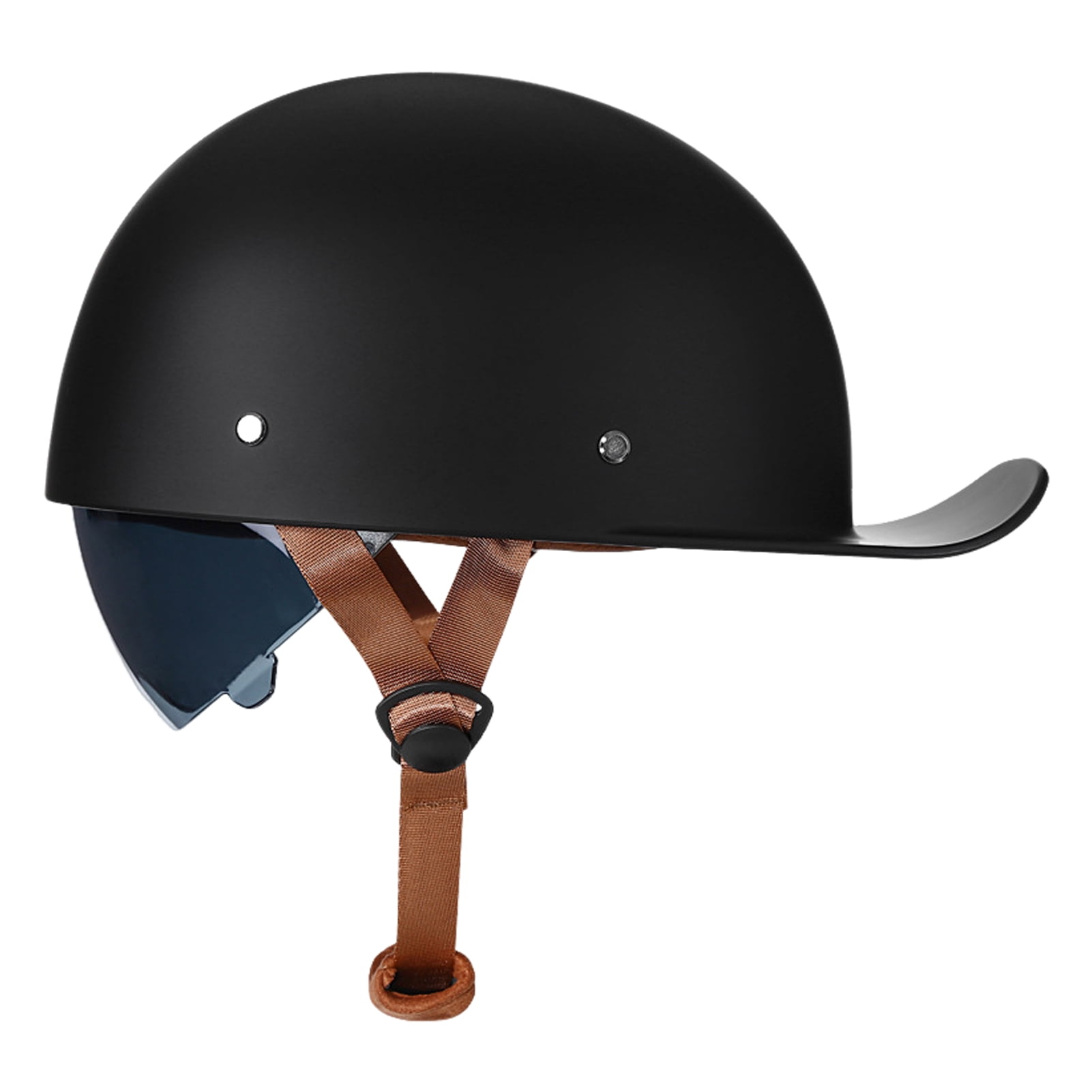 Happydeer Vintage Motorcycle Helmet Outdoor Cycling Roller Skating Open ...