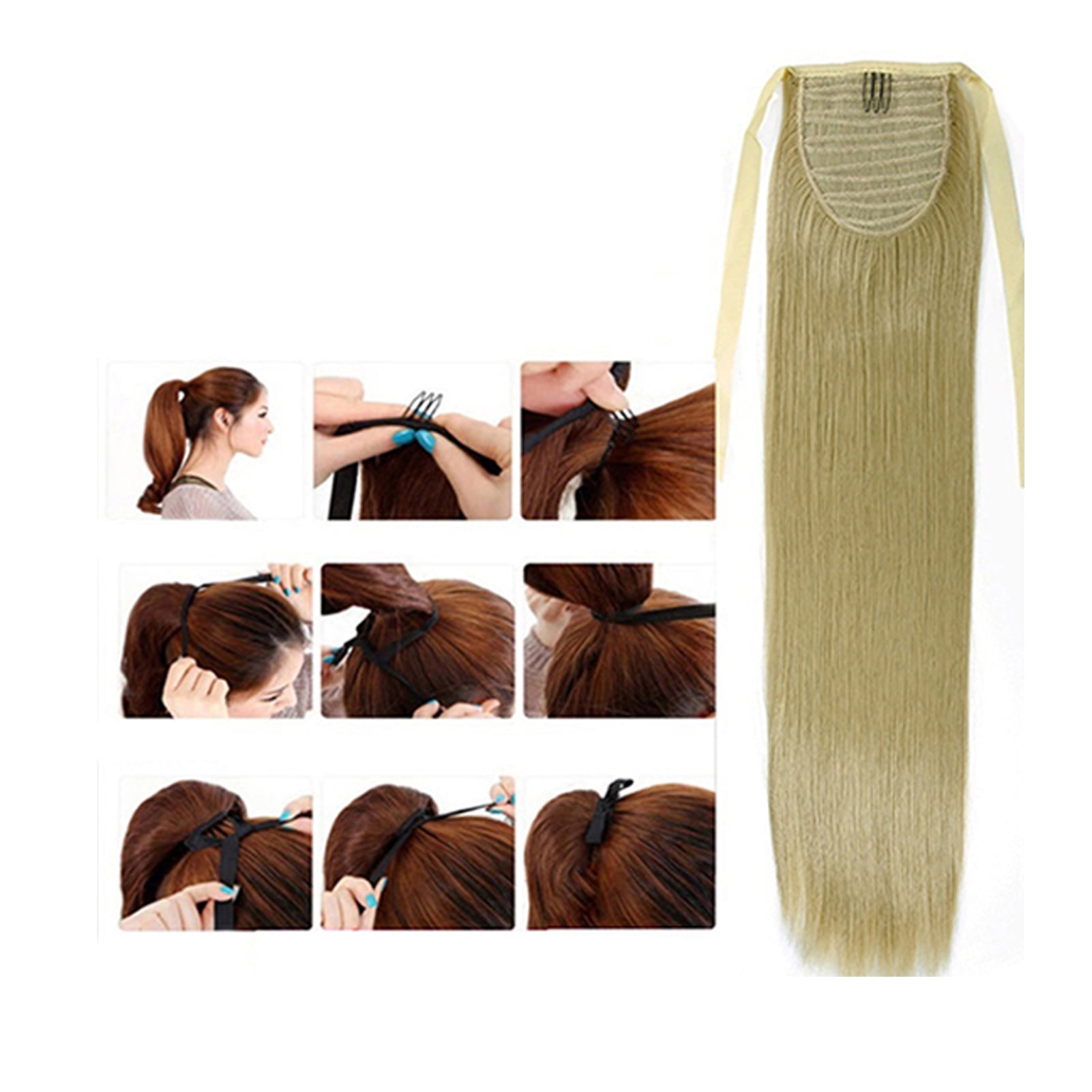 Happydeer Women Binding Ponytail Ponytail Hairpiece Clip in Hair ...