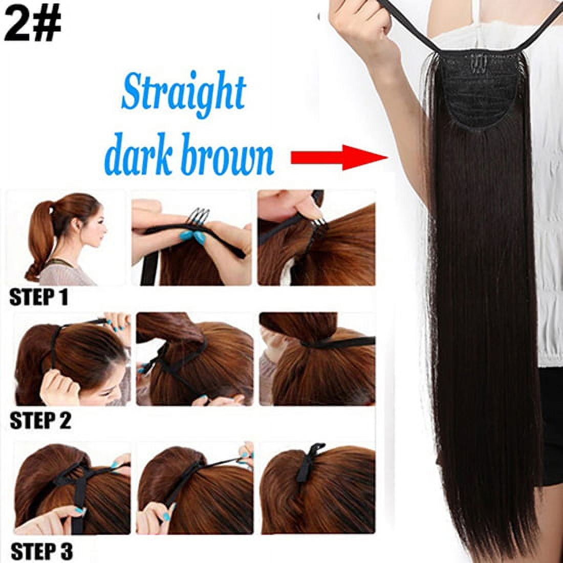 Happydeer Women Binding Ponytail Ponytail Hairpiece Clip in Hair ...