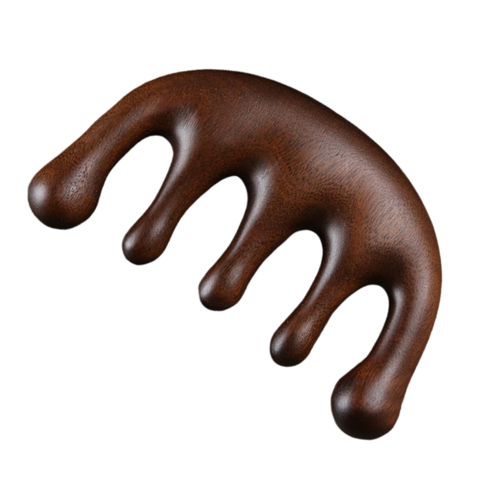 Happydeer Wooden Scalp Massage Comb Wide Tooth Natural Sandalwood ...