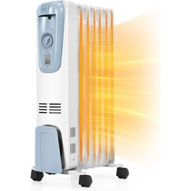 Oil Filled Radiator Heater 700W Portable Space Heater Radiator with ...