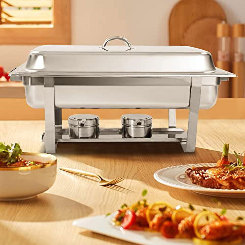 Happygrill 2 Pack Chafing Dish 9 Quart Chafing Dish High Grade ...