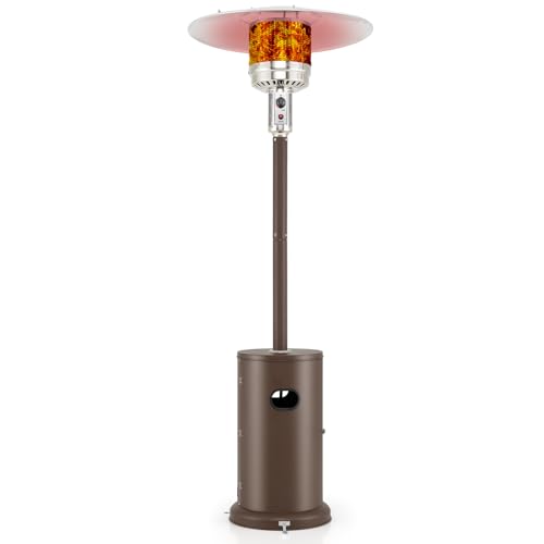 Happygrill 50,000 BTU Outdoor Heater, Round Propane Patio Heater with ...