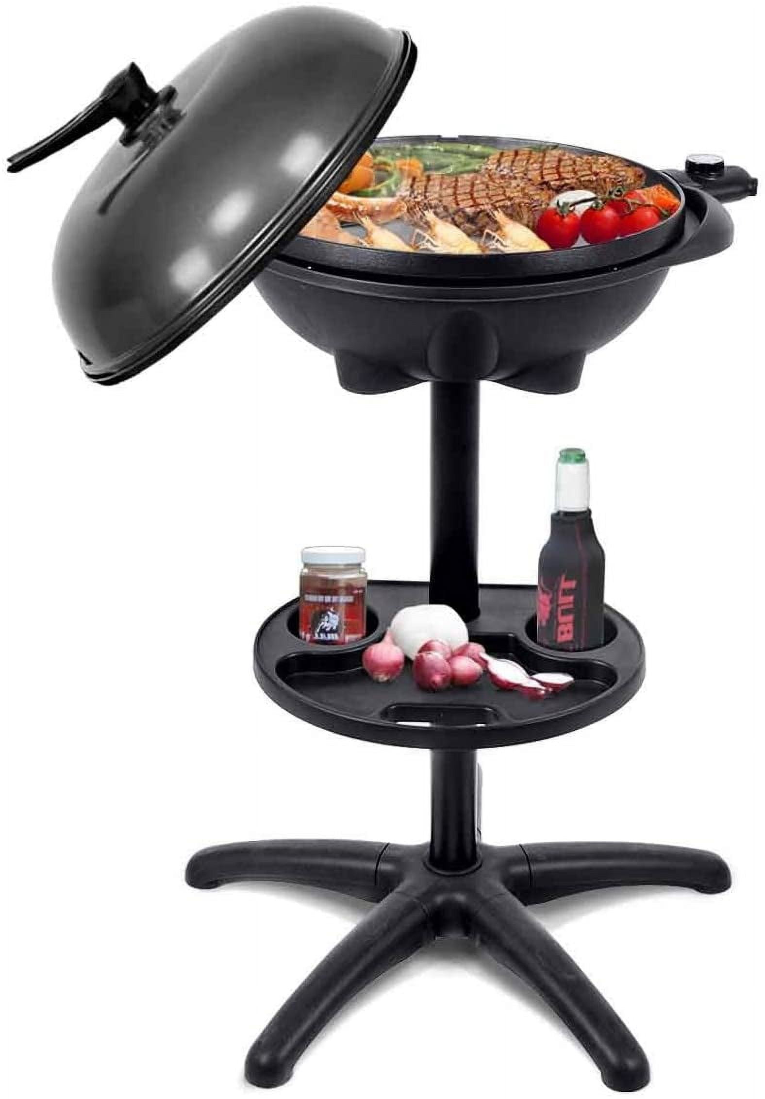 Happygrill Electric Grill with Temperature Control 1350W Non-Stick BBQ ...