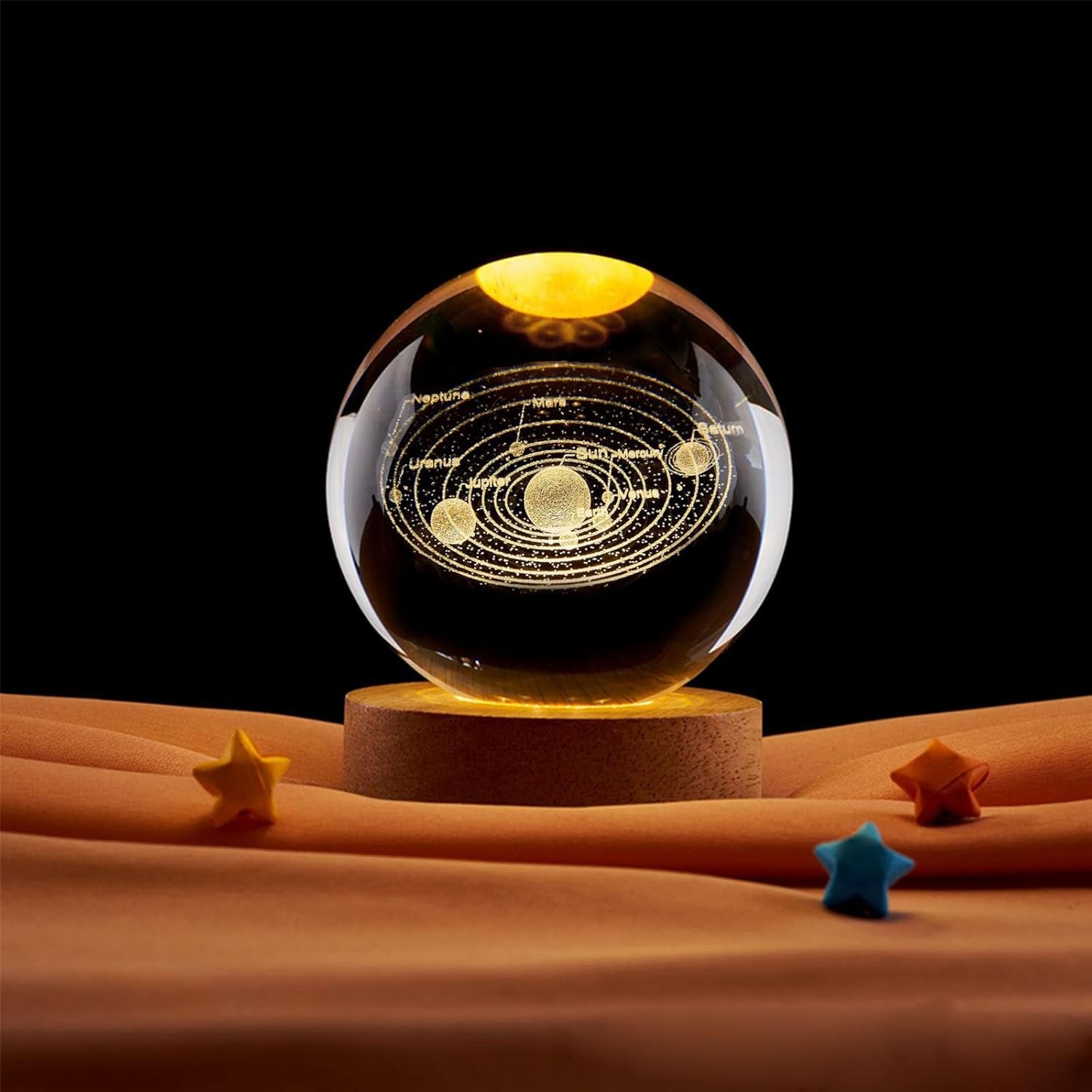 Happyhaves Calming Stellar Spheres The Galaxy, Saturn and The Moon, 3D ...