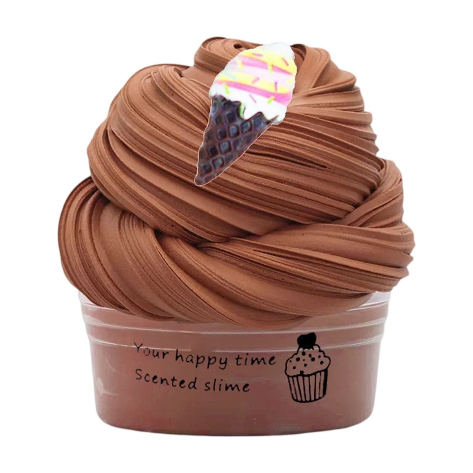 Your Happytime Scented Slime Kit, 50Ml Brown Fluffy Slime With Random ...