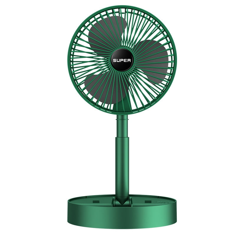 Hapri Portable Stand Fan, Folding Telescopic Floor/USB Desk Fan USB ...