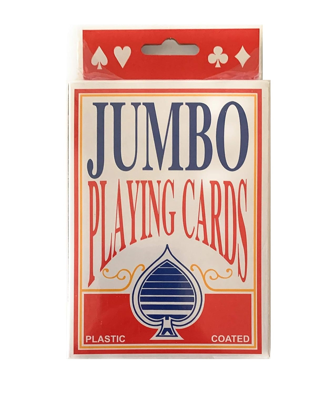 Hapros Jumbo 5x7 Playing Cards For Adults - Standard 54 Card Deck ...