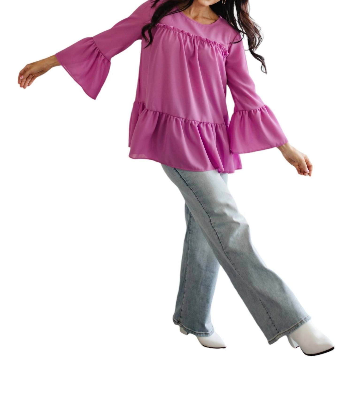 Haptics Valley Girl Blouse - Walmart.com