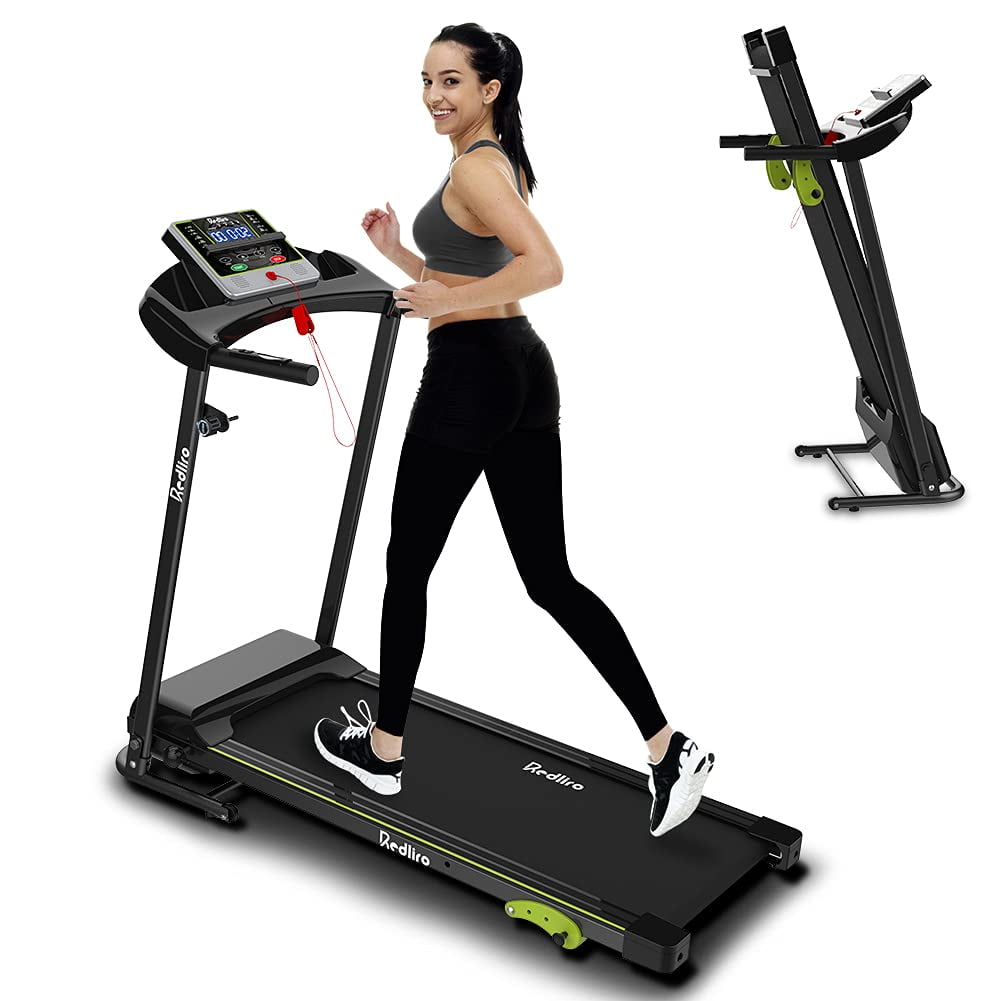 Hapycity Folding Treadmill with Manual Incline 2.25 HP Compact Electric ...