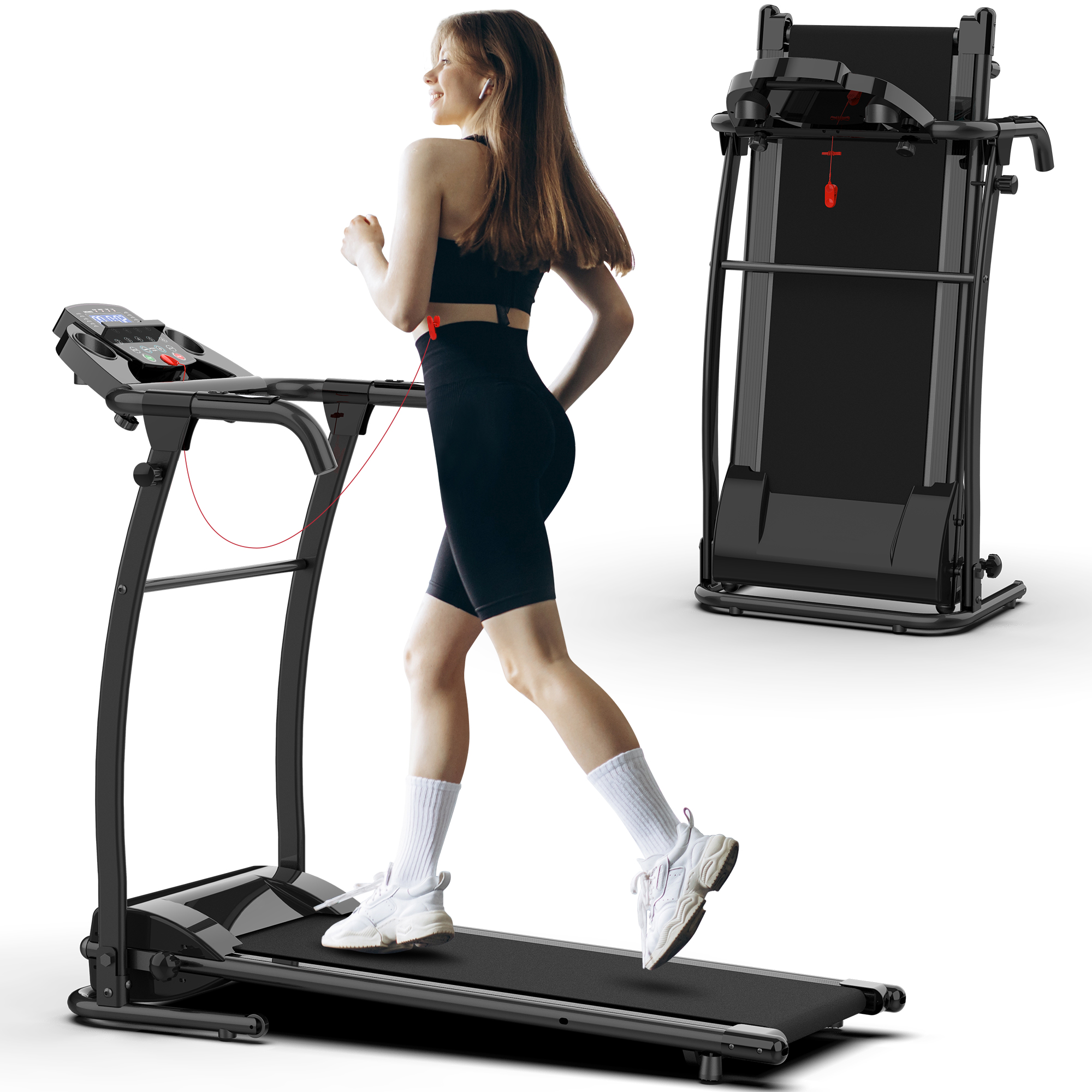 Superfit Portable Desk 3HP Compact Foldable Running Machine with ...