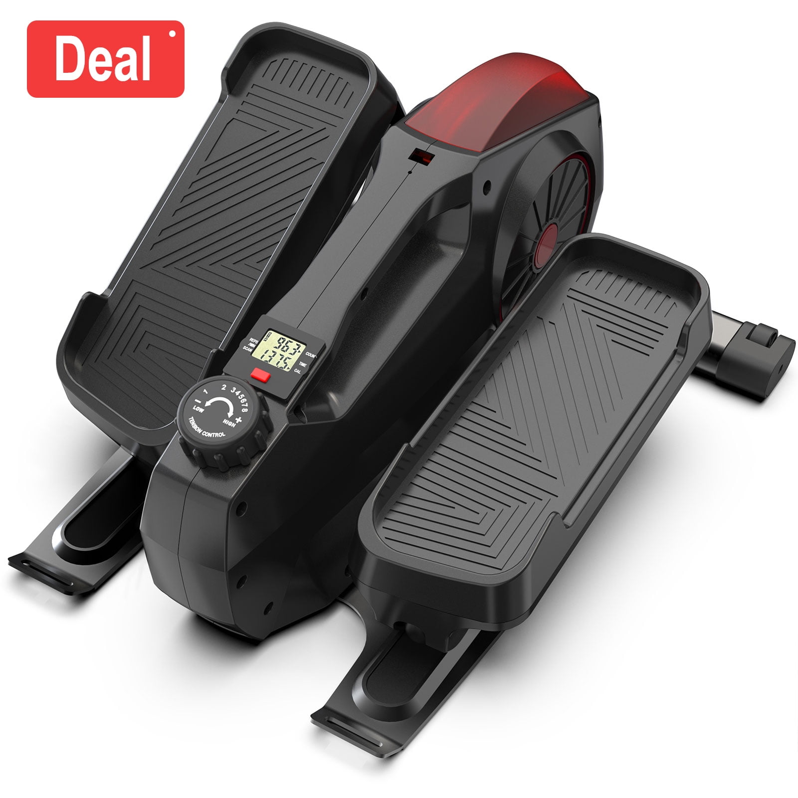 Hapycity Small Under Desk Elliptical Machine, Mini Pedal Exerciser with ...