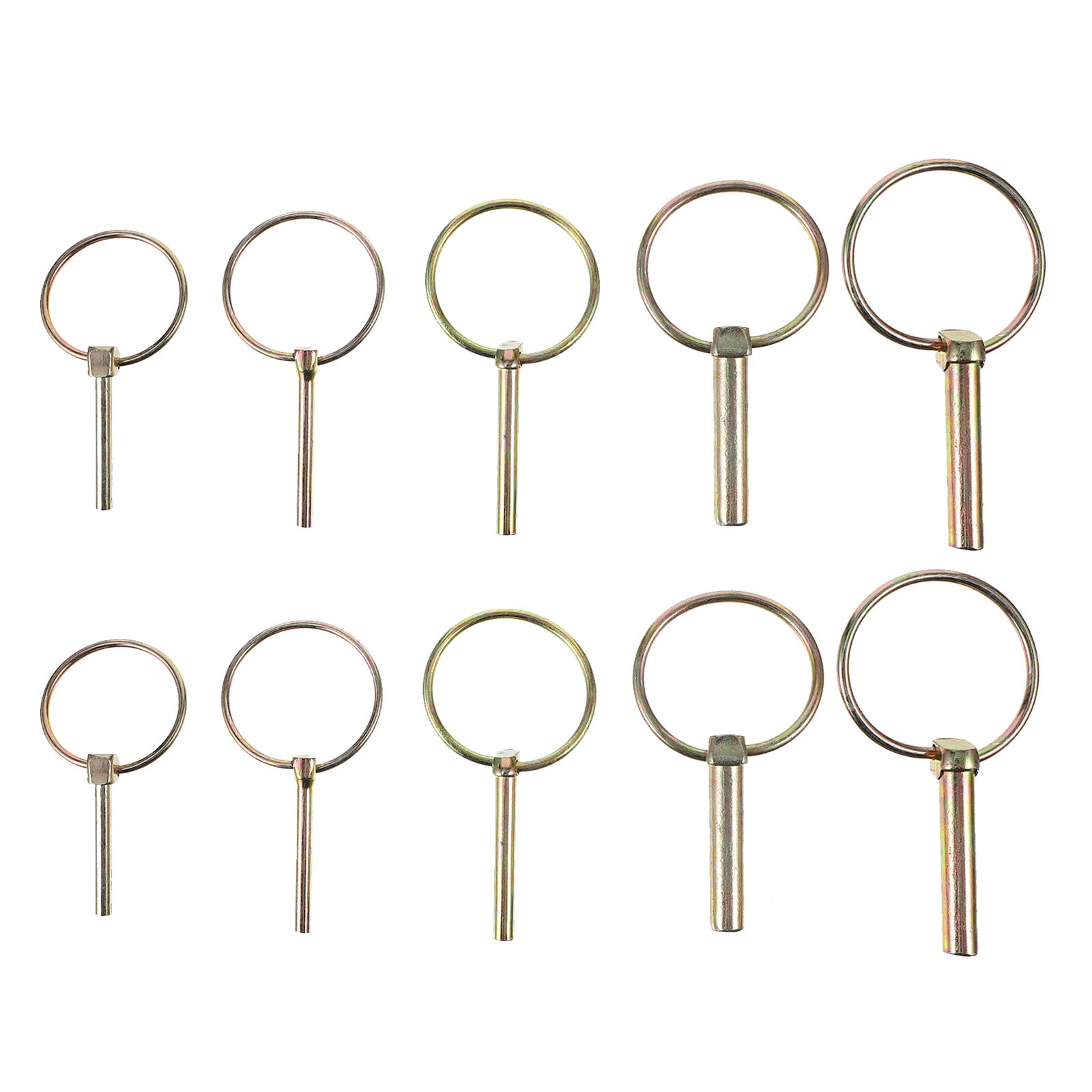Haqieyen 10pc Heavy Duty Lynch Pin Assortment for Tractors, Trailers ...