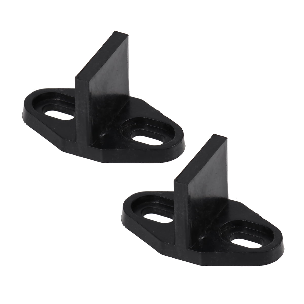 Haqieyen 2 Black Floor Guide Sliding Barn Door Bypass Door Guide ...