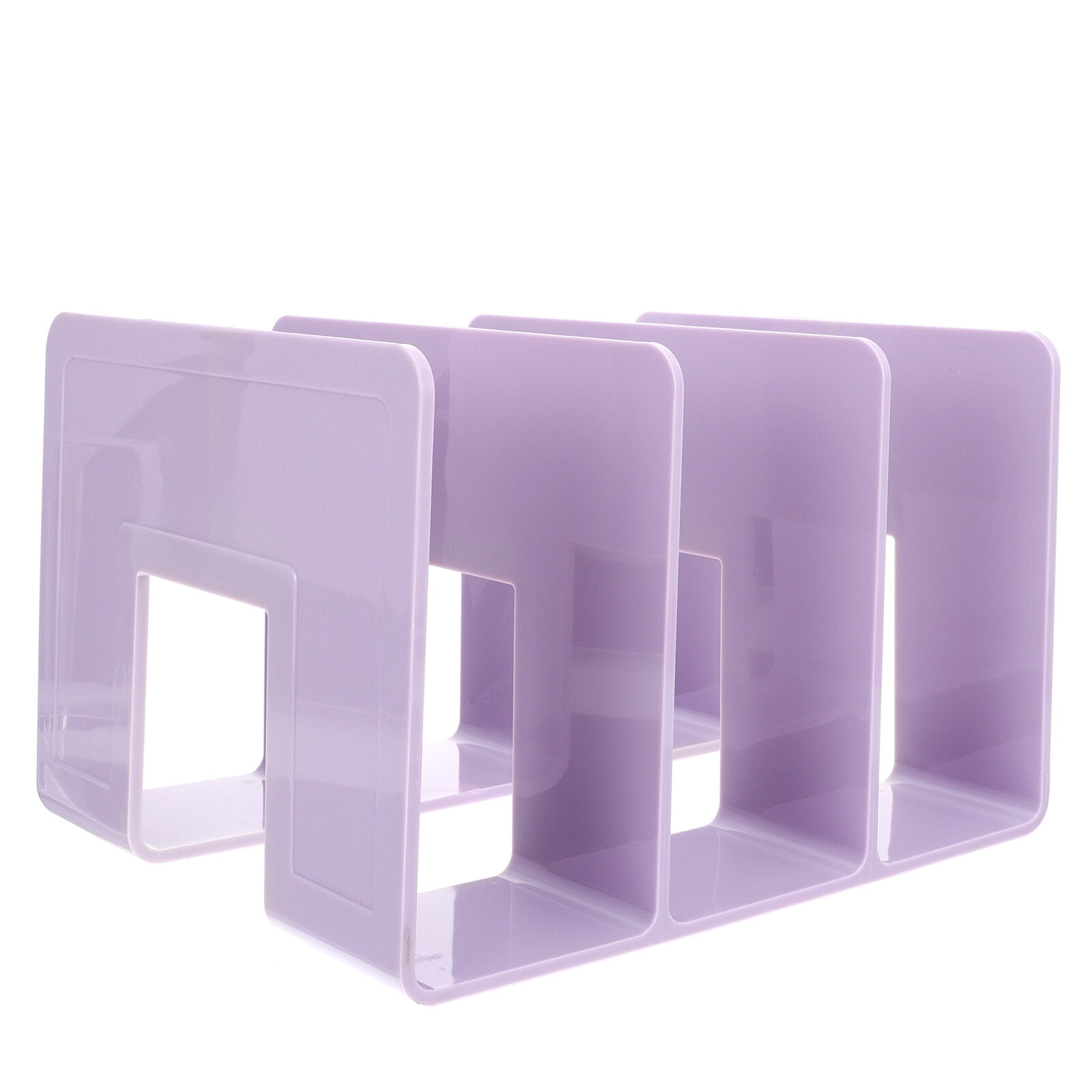Haqieyen Purple Upright File Organizer for Desk and Bookshelf - Walmart.com
