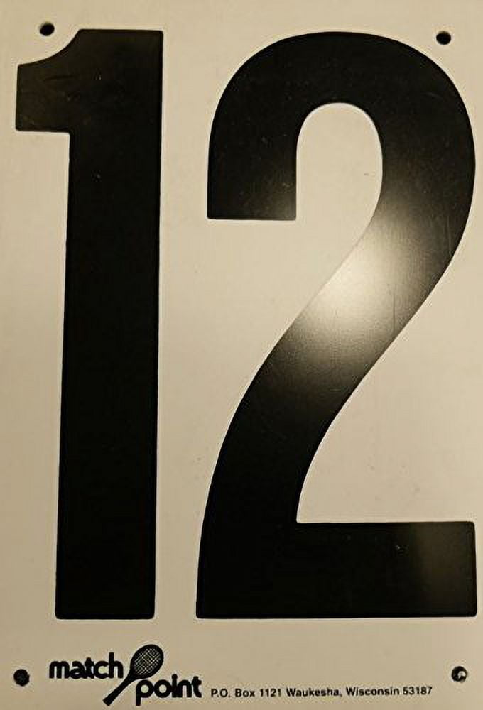 Har-Tru Tennis, Bocce, Golf Court Accessories - Tennis Court Numbers, 8 ...