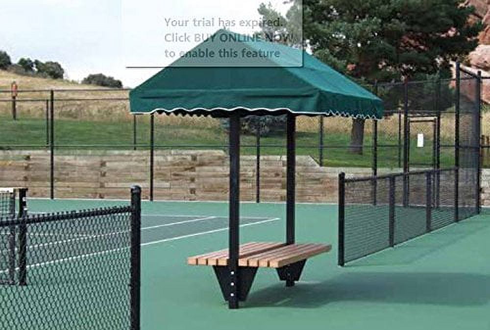 Har-Tru Tennis Court Seating Cabana Bench 8' - Walmart.com