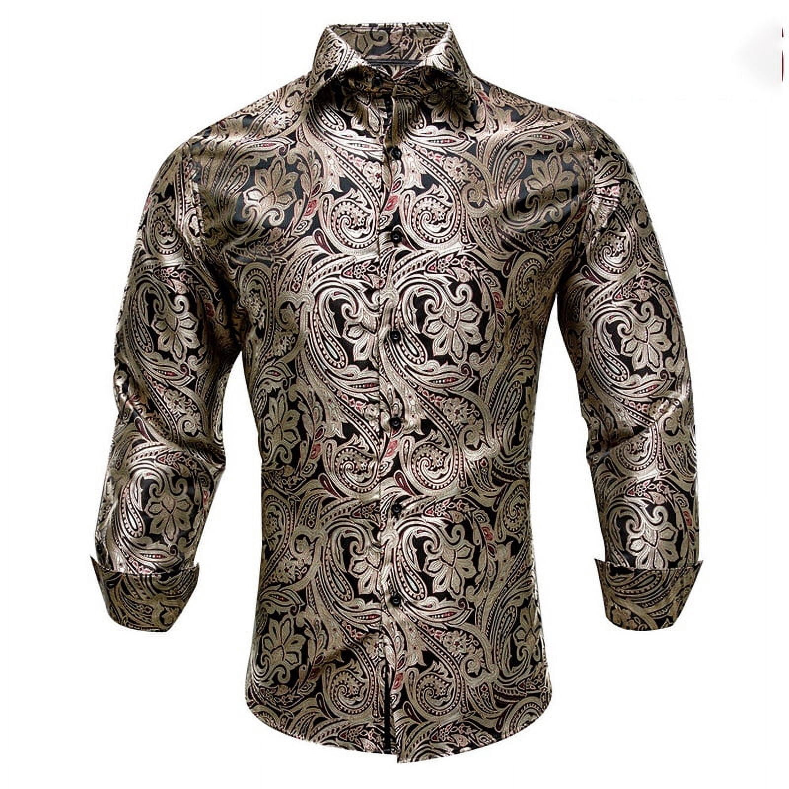Harajuku 3D Ancient Babylon Paisley Patterns Print Long Sleeve Shirts ...