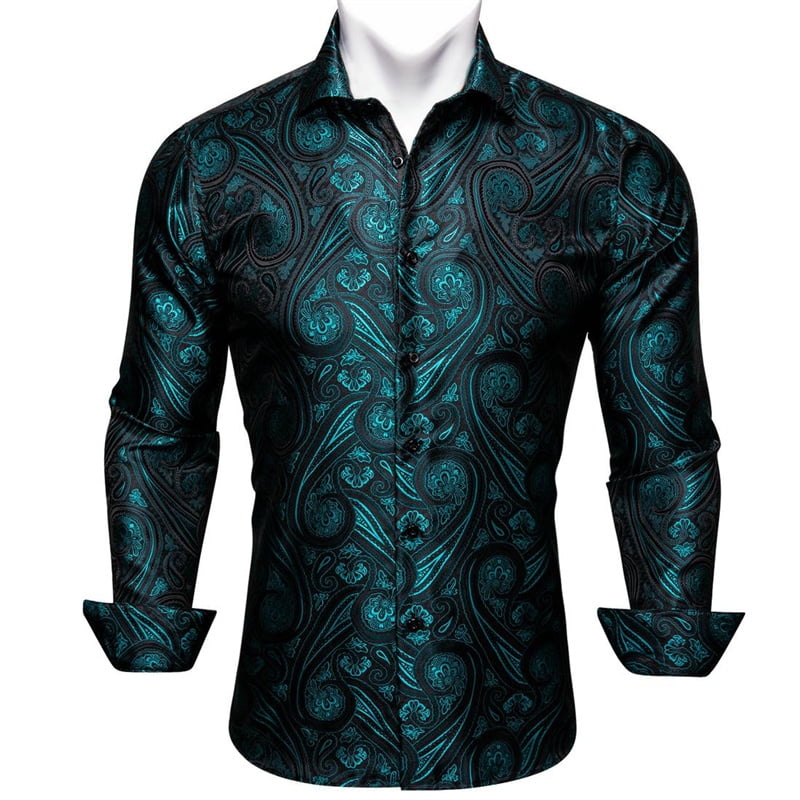 Harajuku 3D Ancient Babylon Paisley Patterns Print Long Sleeve Shirts ...