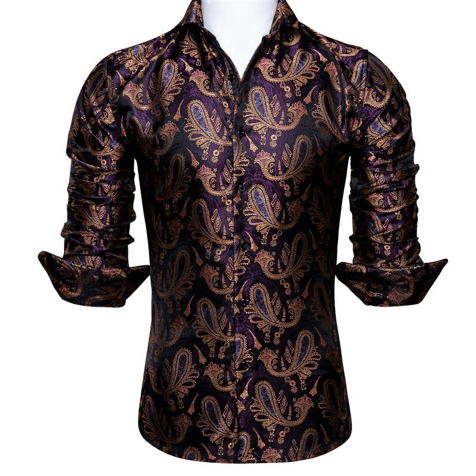 Harajuku 3D Print Ancient Babylon Paisley Patterns Long Sleeve Shirts ...