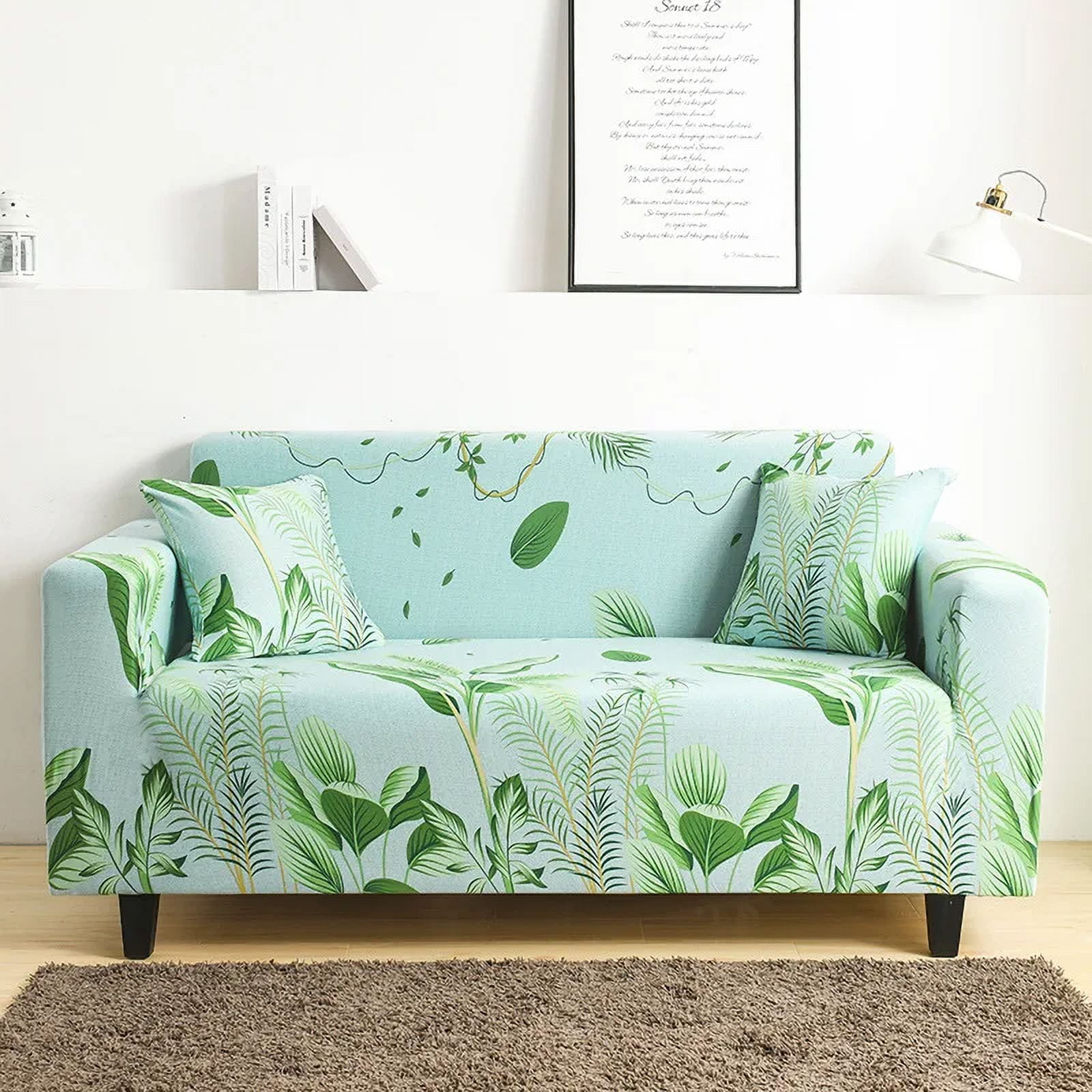 Harajuku Wind Forest Elk Printing Sofa Cover Elastic Full Package Dust ...