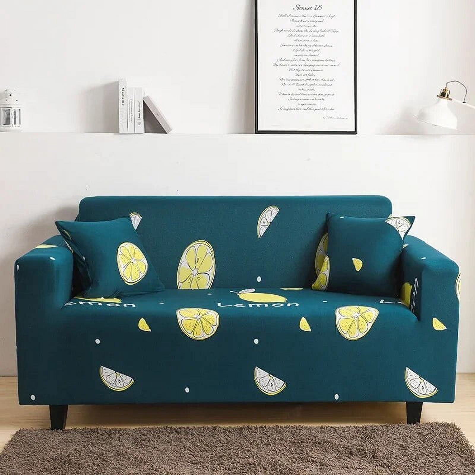 Harajuku Wind Forest Elk Printing Sofa Cover Elastic Full Package Dust ...