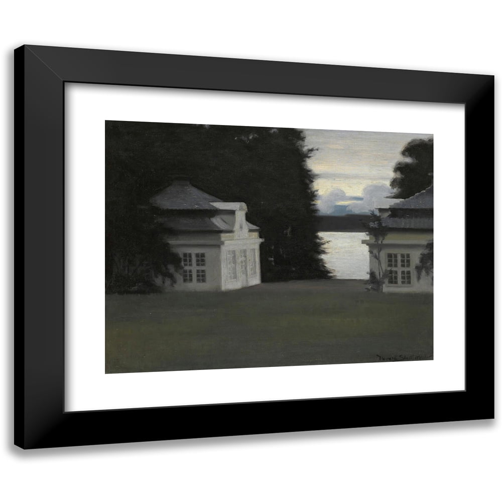 Harald Slott-Møller 24x19 Black Modern Framed Museum Art Print Titled ...