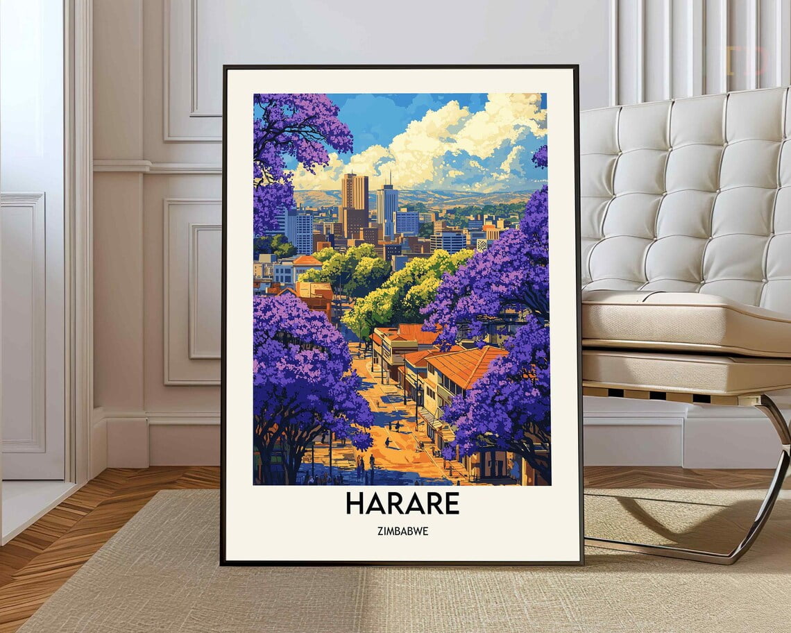 Harare Poster, Harareharare Print, Harare Photo, Harare Poster Print ...
