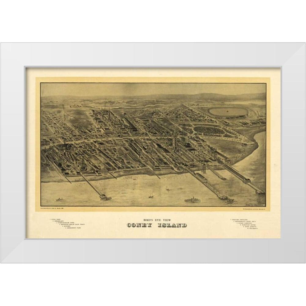 Harbick, N. 18x13 White Modern Wood Framed Museum Art Print Titled ...