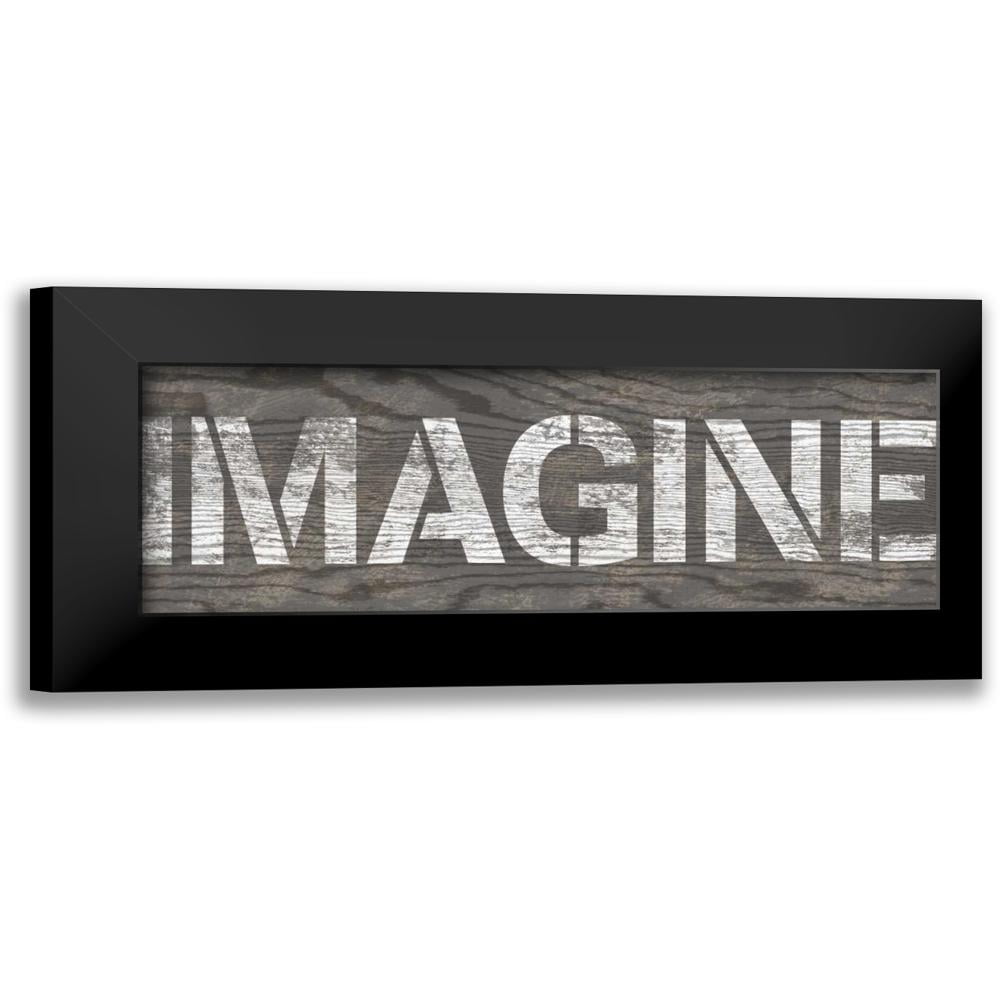 Harbick, N 24x11 Black Modern Framed Museum Art Print Titled - Imagine ...