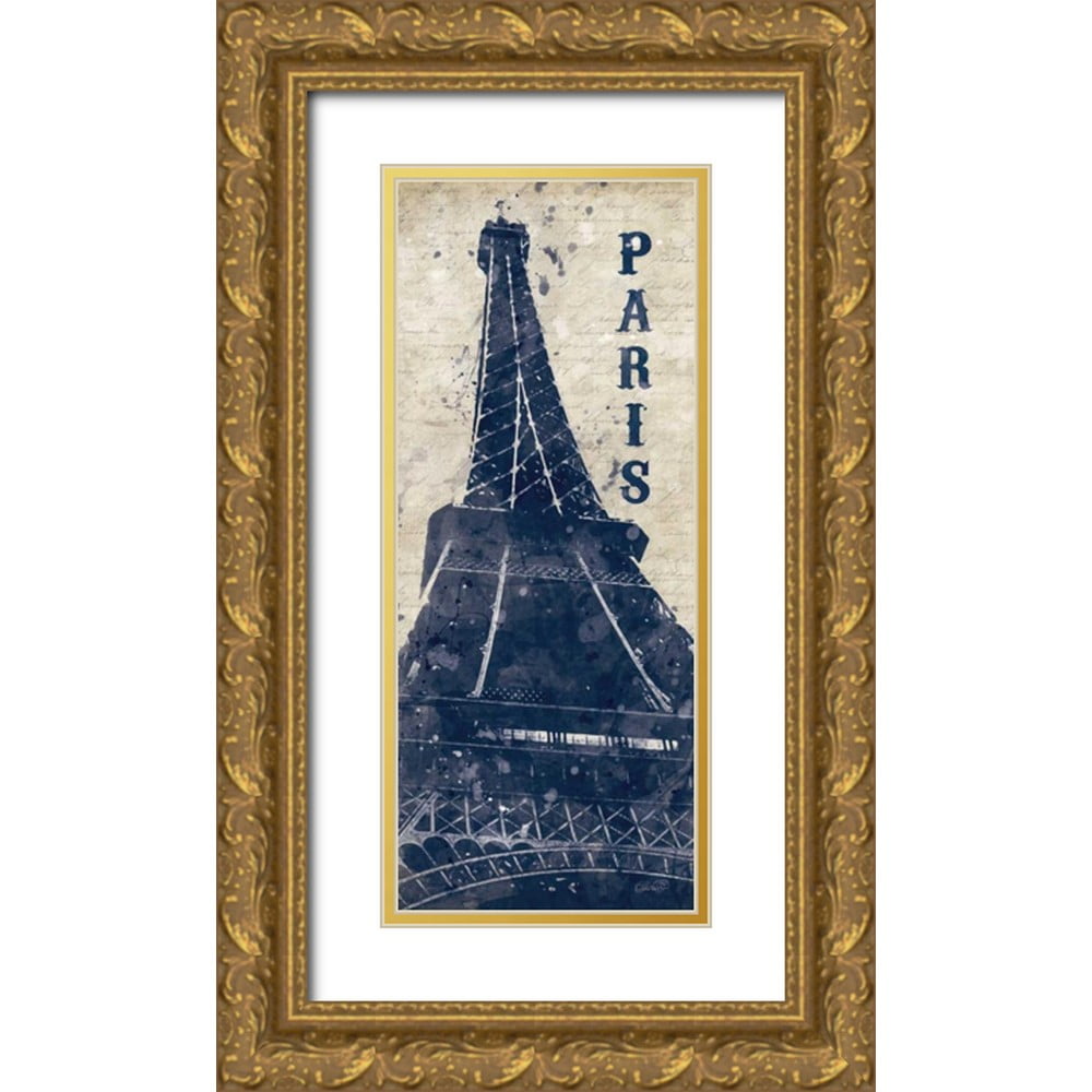 Harbick, N. 8x14 Gold Ornate Wood Framed with Double Matting Museum Art ...