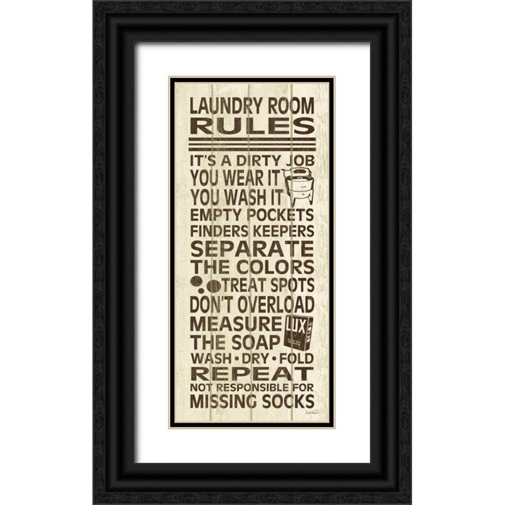 Harbick, N. 9x14 Black Ornate Wood Framed with Double Matting Museum ...