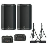 Harbinger VARI V3415 Professional 15" Powered Speakers Pair System with ...