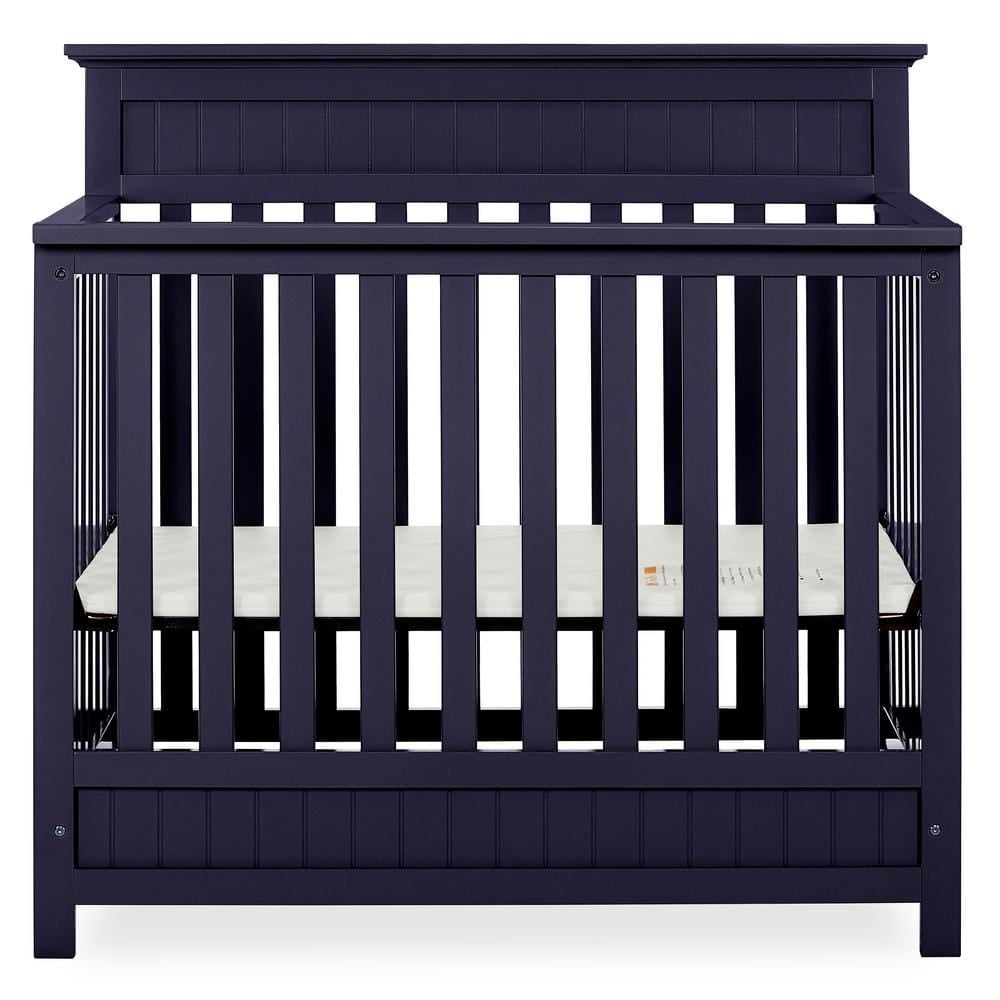 Harbor 4-in-1 Navy Convertible Mini Crib - Walmart.com